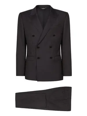 Dolce & Gabbana Pinstripe Double-breasted Martini-fit Suit - Blue