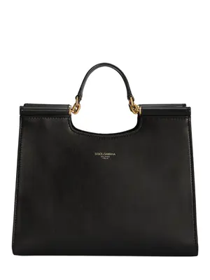 Dolce & Gabbana Small Sicily Shopper - Black