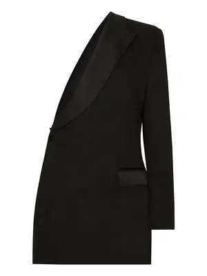 Dolce & Gabbana One-shoulder Jacket - Black