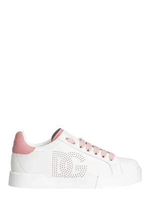 Dolce & Gabbana Calfskin Portofino Sneakers - Multicolor