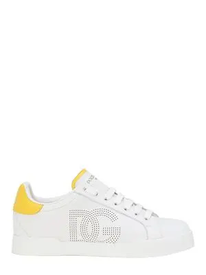 Dolce & Gabbana Calfskin Portofino Sneakers - Multicolor
