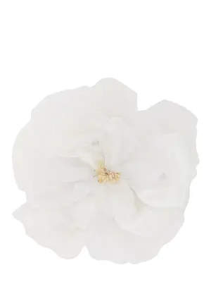 Dolce & Gabbana Floral Brooch - White