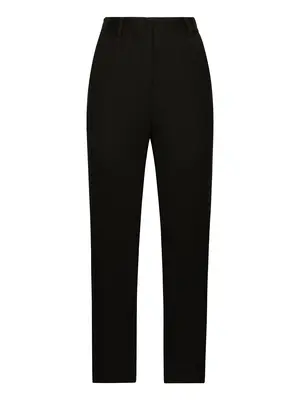 Dolce & Gabbana High-waisted Cigarette Pants - Black