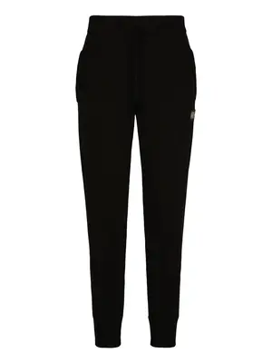 Dolce & Gabbana Wool And Cashmere Knit Jogging Pants - Black
