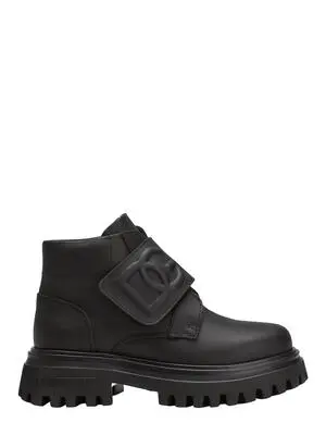 Dolce & Gabbana Nappa Calfskin Ankle Boots - Black