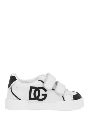 Dolce & Gabbana Calfskin Portofino Light Sneakers - Multicolor