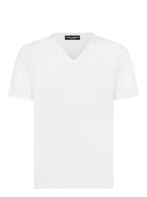 Dolce & Gabbana T-shirt Aus Baumwolle - White