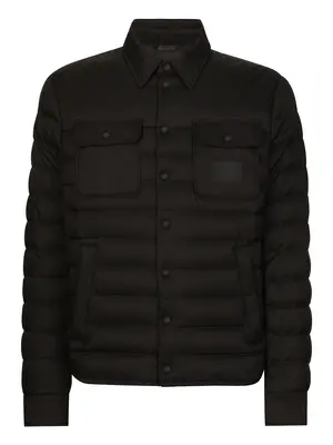 Dolce & Gabbana Padded Shirt Jacket - Black