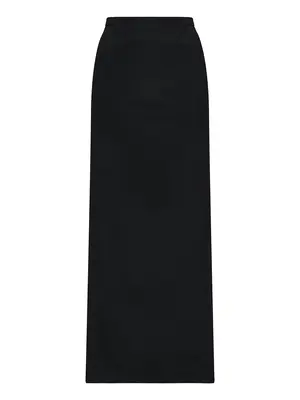 Dolce & Gabbana Cady Calf-length Skirt - Black