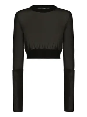 Dolce & Gabbana Viscose Sweater - Black