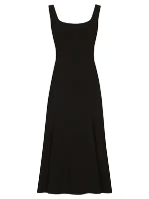 Dolce & Gabbana Calf-length Cady Dress - Black