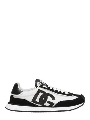Dolce & Gabbana Mixed-material Dg Cushion Sneakers - Multicolor