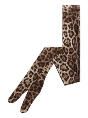 Dolce & Gabbana Leopard Print Tights - Animal Print