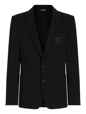Dolce & Gabbana Stretch Jersey Portofino Jacket - Black