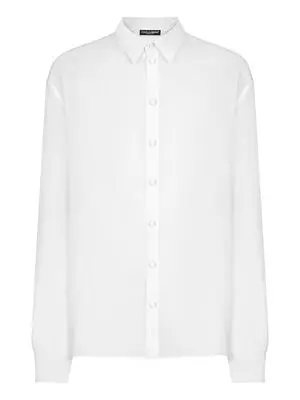Dolce & Gabbana Silk Shirt - White