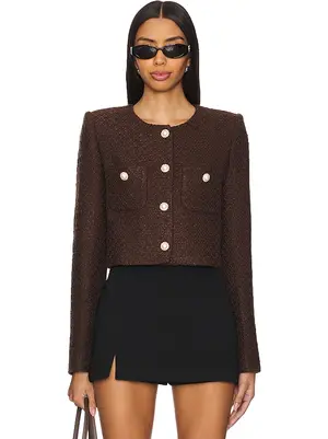 Majorelle Riah Jacket - Chocolate Brown