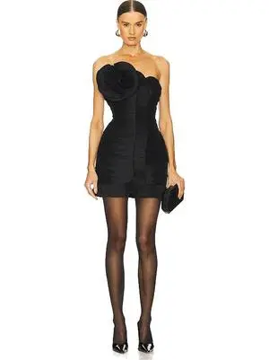 Ronny Kobo Daniel Mini Dress - Jet Black