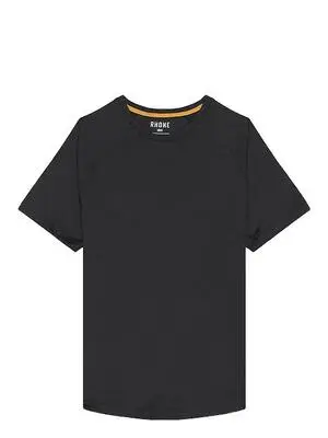 RHONE Atmosphere Tee In Black - Black Heather