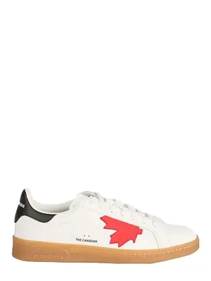 Dsquared2 Low-top Calfskin Sneakers - White