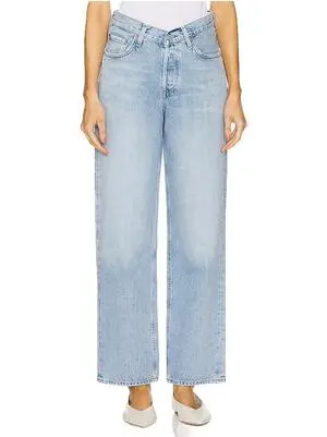 AGOLDE V-waist Baggy Jeans - Blue