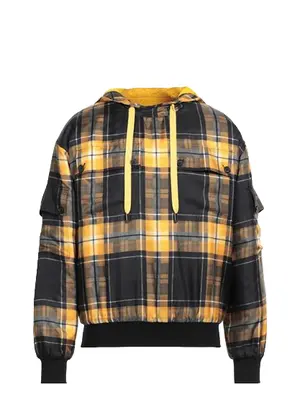 Dolce & Gabbana Silk Blend Tartan Pattern Sweatshirt - Yellow