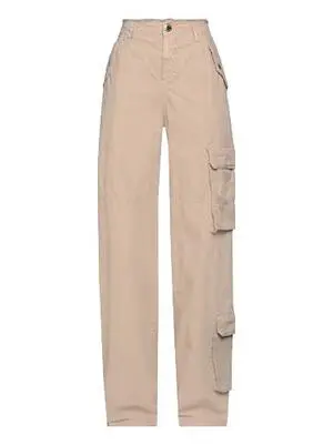 Pinko Cotton Cargo Pants - Beige