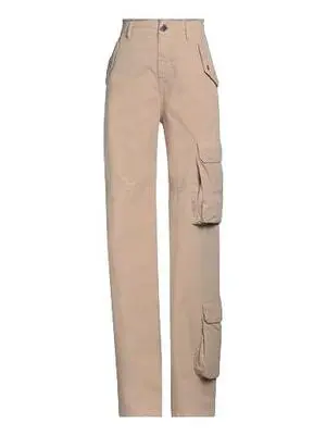 Pinko Cotton Cargo Pants - Sand