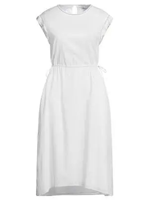 Peserico Midi Flared Dress - White