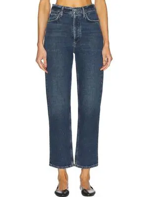 AGOLDE 90's Pinch Waist Crop Jeans - Solace