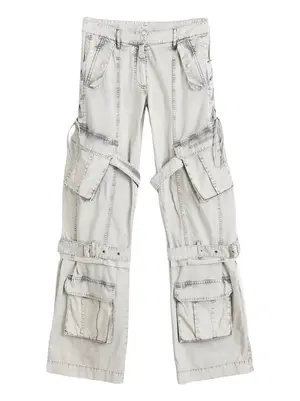 Acne Studios Baggy Cargo Jeans - Dusty White
