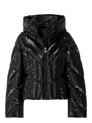 Goldbergh Elodie Hooded Quilted Ski Jacket - Black