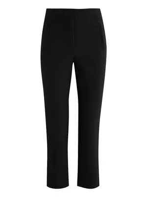 Veronica Beard Stila Cropped Trousers - Black