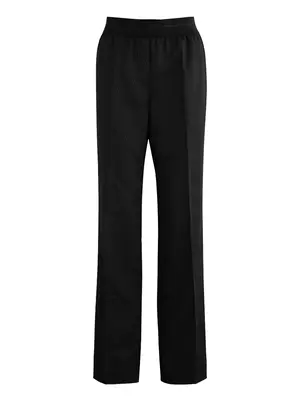 Helmut Lang Logo-jacquard Woven Trousers - Black
