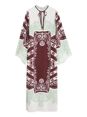 Lug Von Siga Lilah Printed Maxi Dress - Red