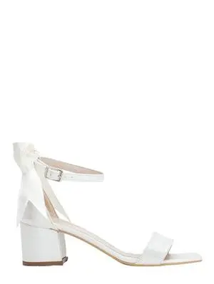 FOREVER & ALWAYS SHOES Rochelle Bridal Sandals - Ivory