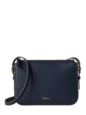 Mulberry Clovelly Leather Crossbody Bag - Night Sky