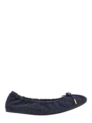 FERRAGAMO Ferragamo Leather Ballerinas Blue