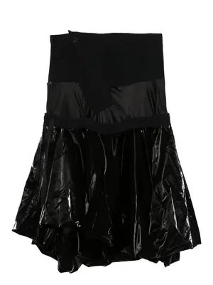Ottolinger Layered Balloon Midi Skirt - Black