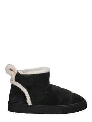 Inuikii Suede Ankle Boots - Black