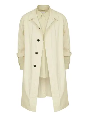 MAISON MARGIELA Layered Trench Coat - Neutrals