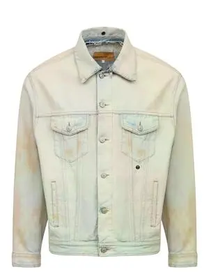 MAISON MARGIELA Distressed-finish Denim Jacket - Neutrals