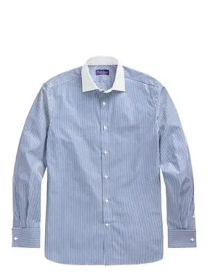 Ralph Lauren Purple Label Bengal-striped Shirt - Blue