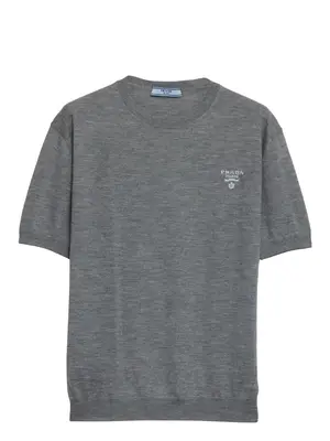 Prada Knitted T-shirt - Grey