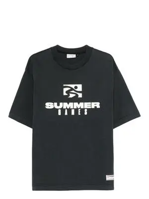 SUMMER GAMES Logo-print T-shirt - Black