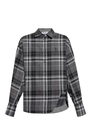 Attico Checked Shirt - Grey