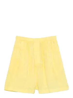 Balenciaga Crinkled Shorts - Yellow