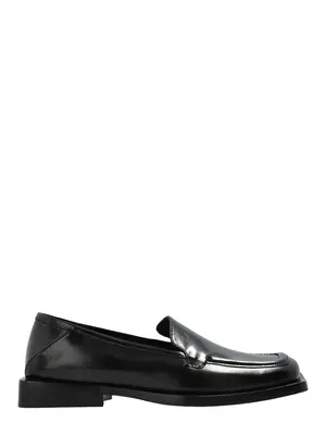 Attico Leather Loafers - Black