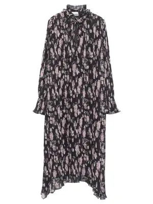 GANNI GANNI Flora-Printed Georgette Dress