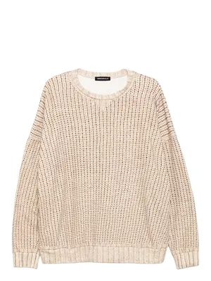 UNDERCOVERISM Fake Knit Printed Sweater - Neutrals
