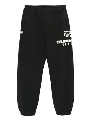 SUMMER GAMES Logo-print Track Pants - Black